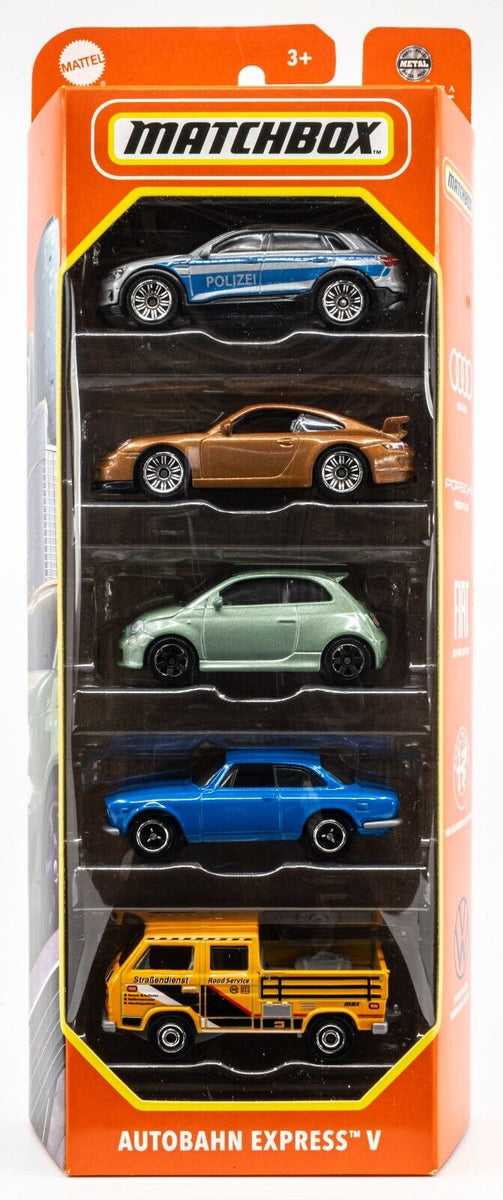 2024 Matchbox Autobahn Express V 5-Pack | Porsche | VW w/ CARGO IN BED ...