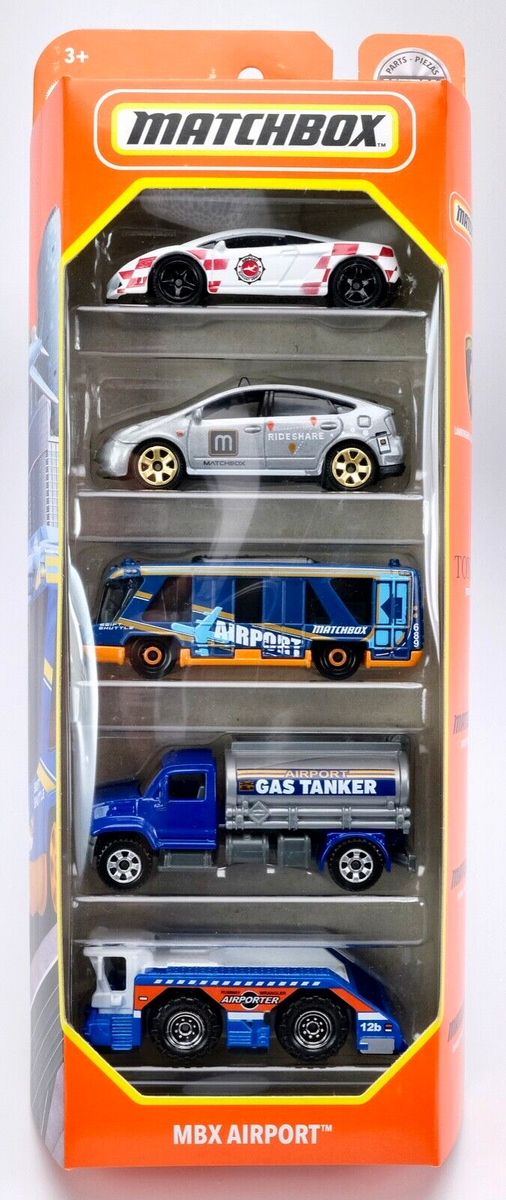 2021 Matchbox MBX Airport 5-Pack | Lamborghini Gallardo | Toyota Prius ...
