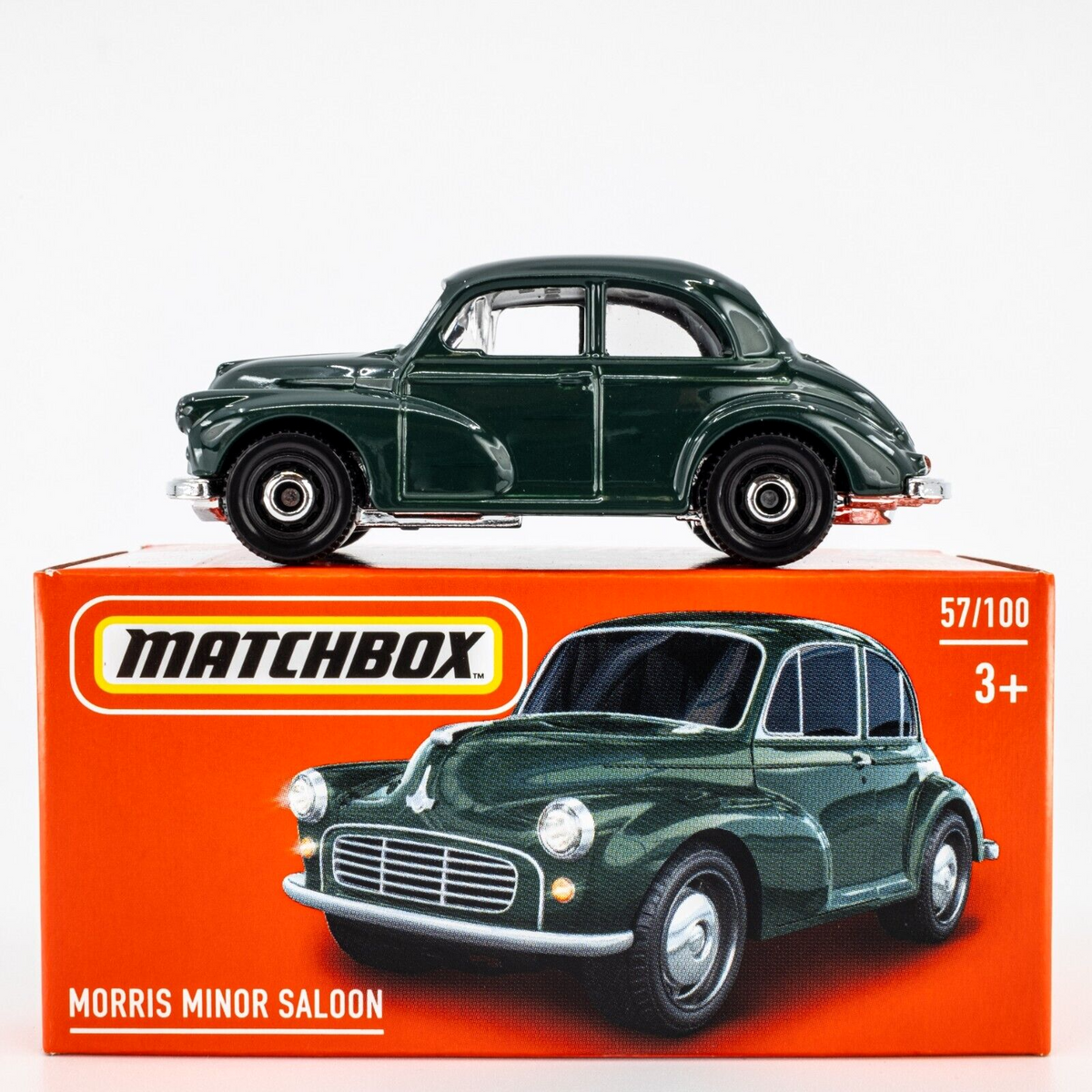 2024 Matchbox Power Grabs #57 Morris Minor Saloon EMPIRE GREEN | FSC ...