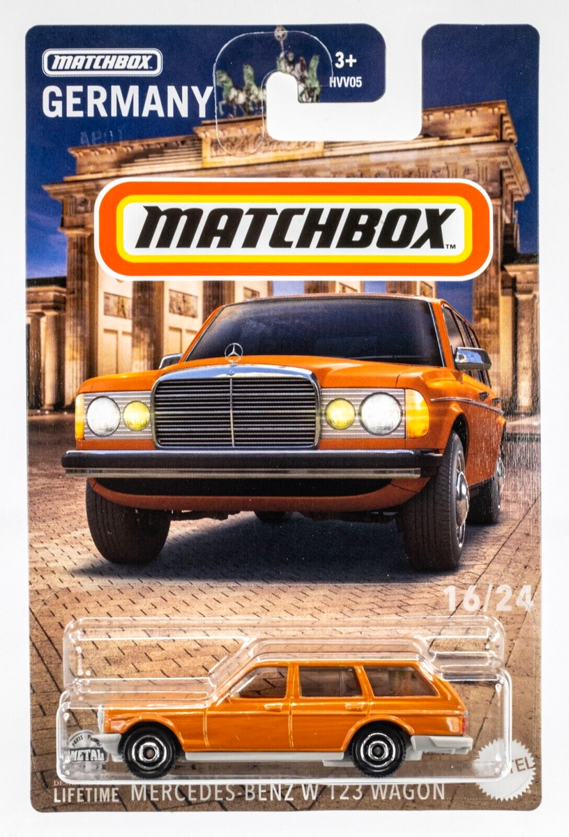 2024 Matchbox Germany #16 Mercedes-Benz W123 Wagon INCA RED (ORANGE-BR ...