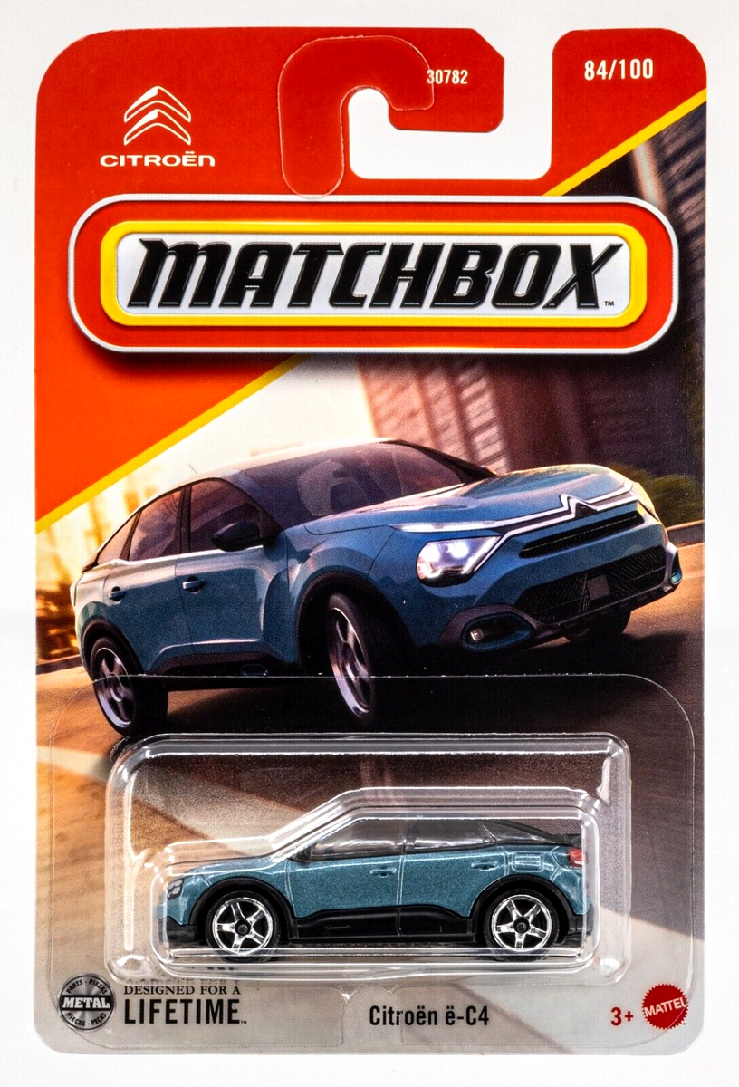2024 Matchbox #84 Citroën ë-C4 ICELAND BLUE | 2025 CARD ART | FSC ...