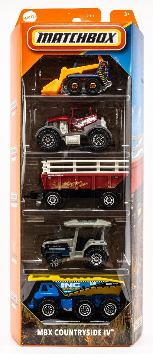 2025 Matchbox MBX Countryside IV 5-Pack | 3-Axle Truck INC CONSTRUCTIO ...