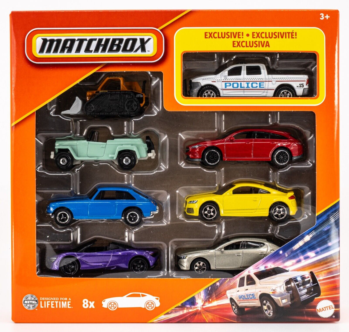 2025 Matchbox 8-Pack | Exclusive 2015 Ram 1500 WHITE | POLICE | FSB ...