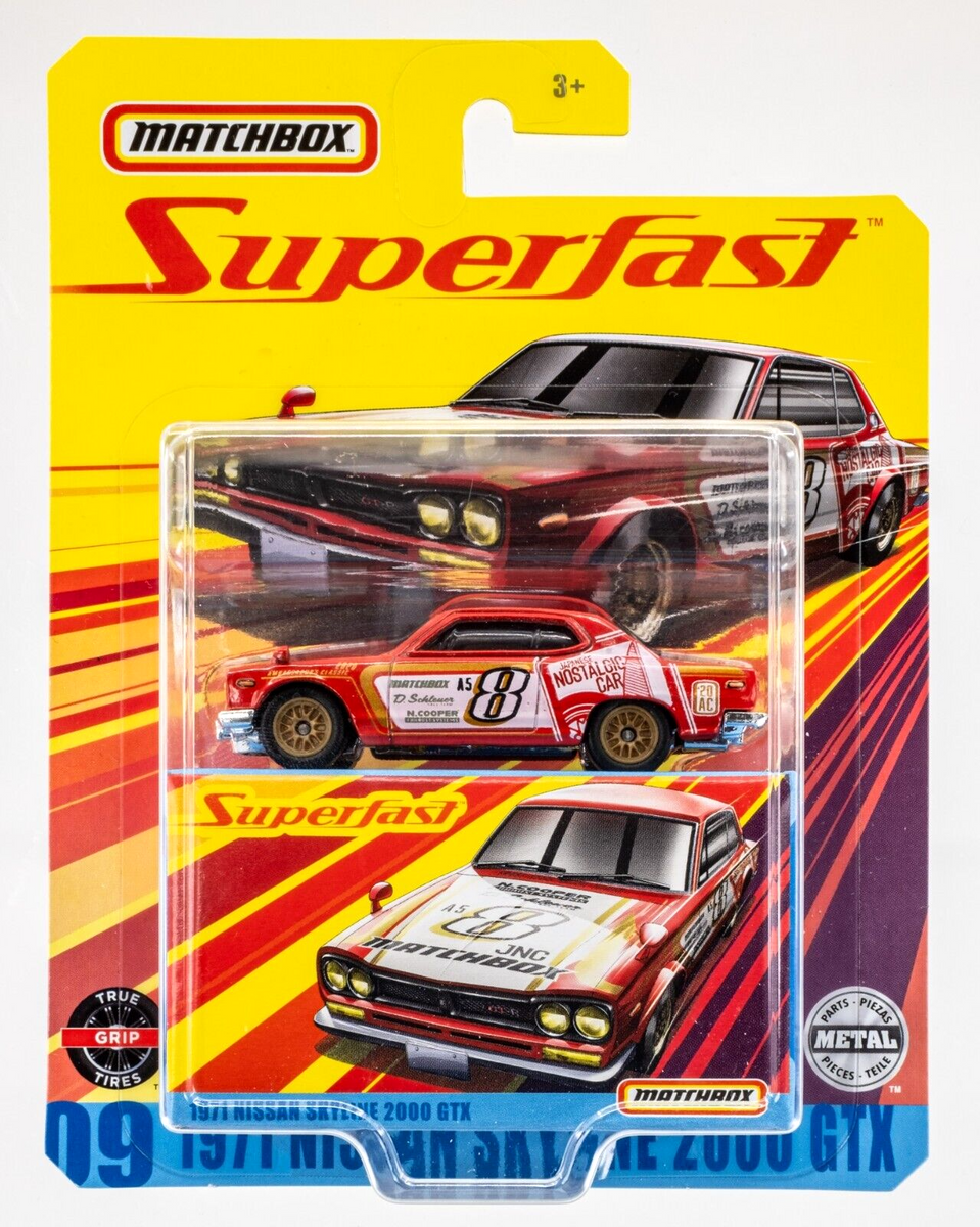 2020 Matchbox Superfast #09 1971 Nissan Skyline 2000 GTX RED | w/ HARN ...