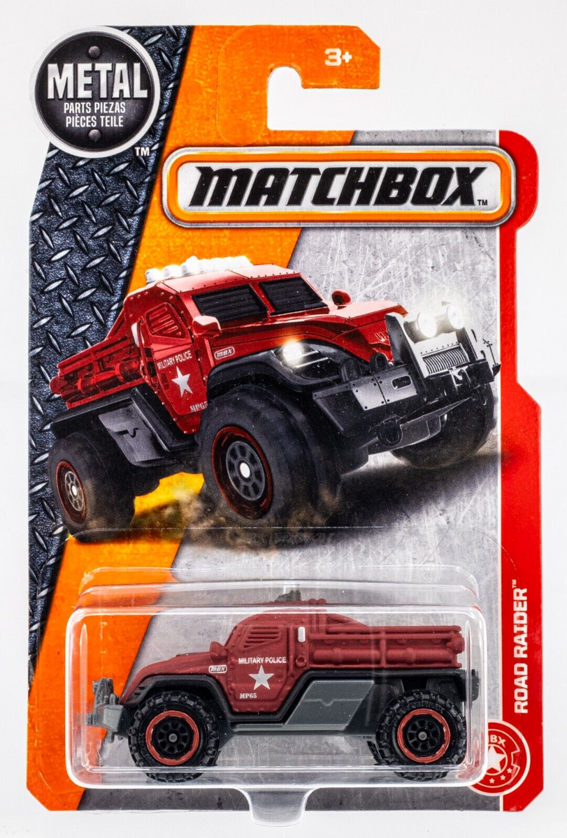 2017 Matchbox #79 Road Raider MATTE RED | MILITARY POLICE | FSC ...