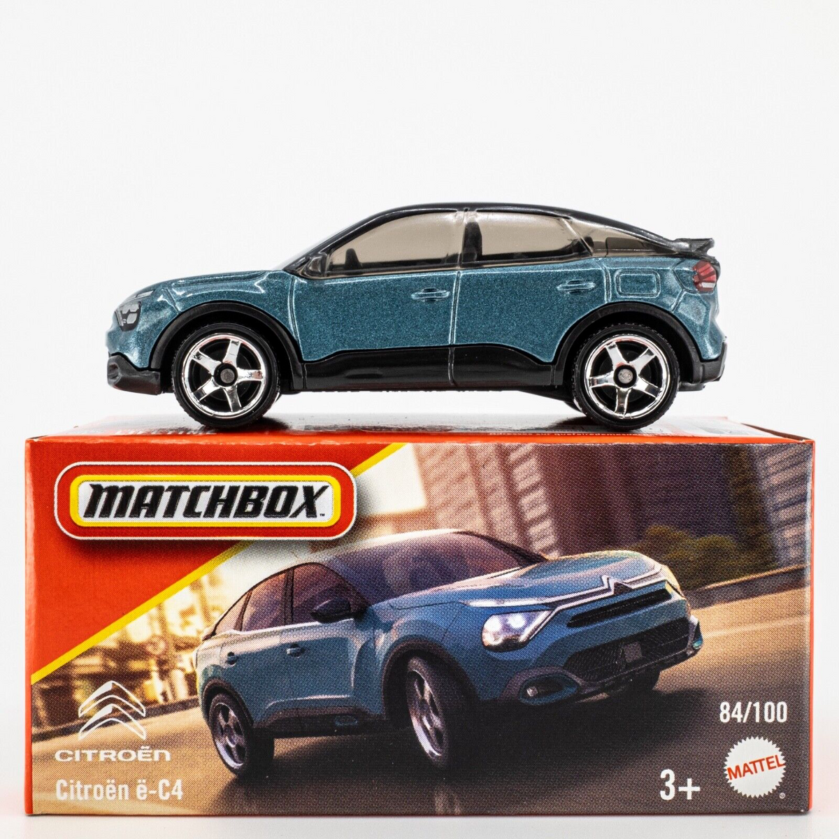 2024 Matchbox Power Grabs #84 Citroën ë-C4 ICELAND BLUE | 2025 BOX ART ...