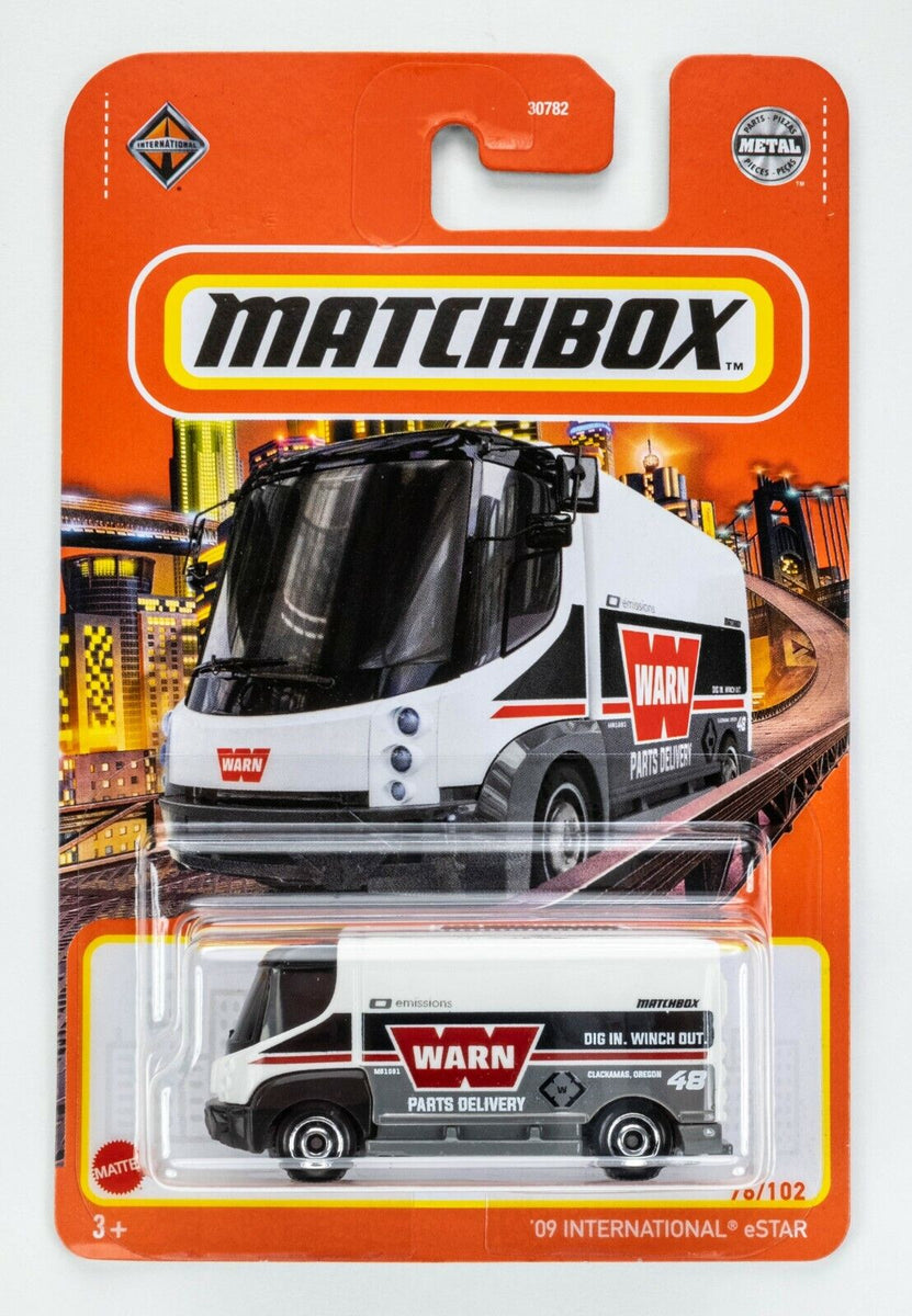 2022 Matchbox #76 '09 International eStar Van WHITE | WARN | FSC ...