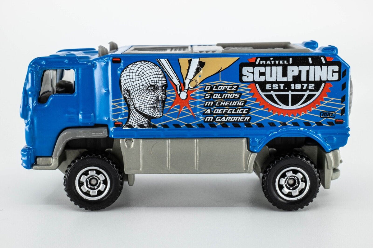 2017 Matchbox #34 Desert Thunder V16 BLUE | MATTEL SCULPTING | MINT ...