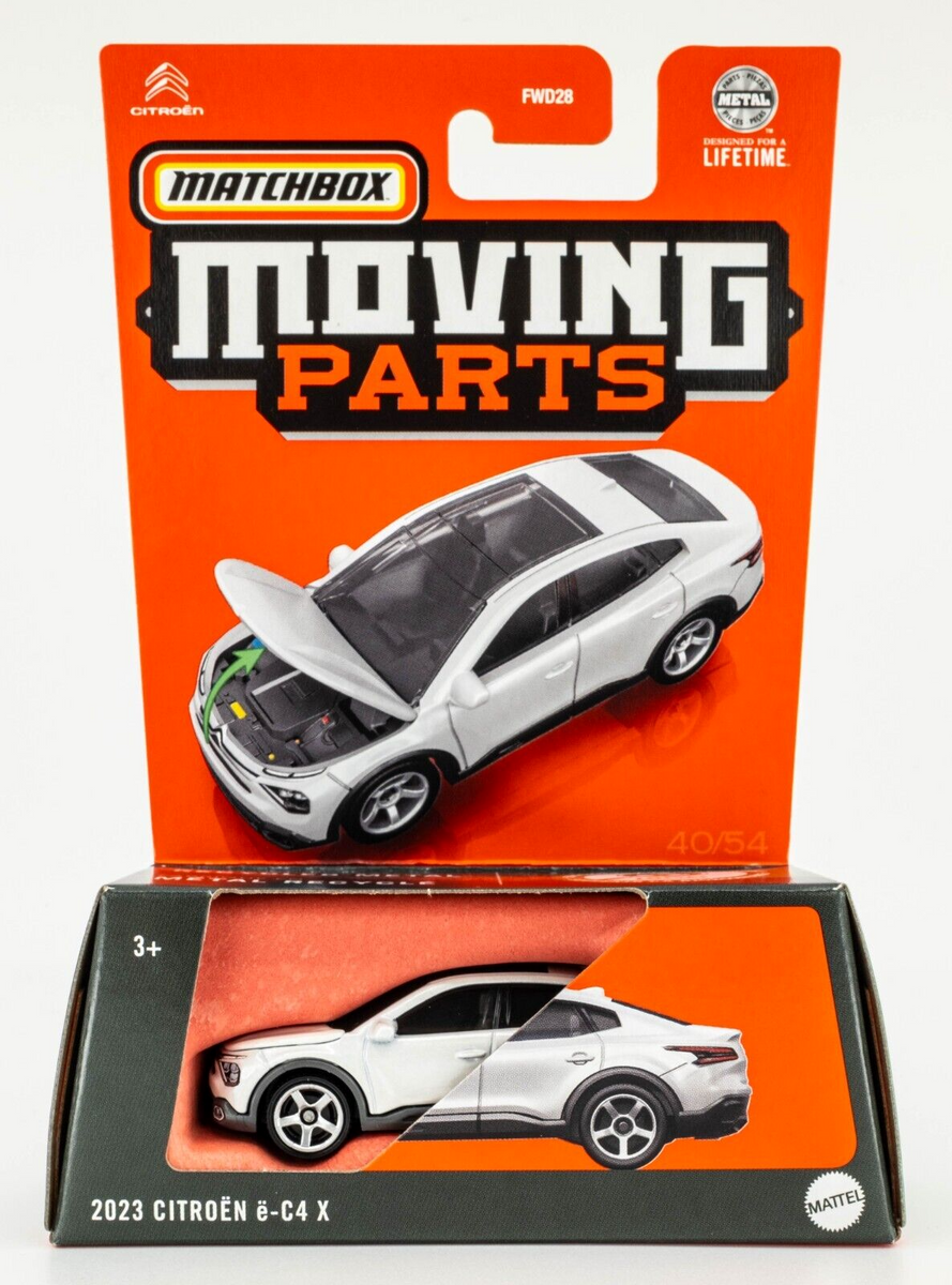 2024 Matchbox Moving Parts #40 2023 Citroën ë-C4 X POLAR WHITE | FSC ...