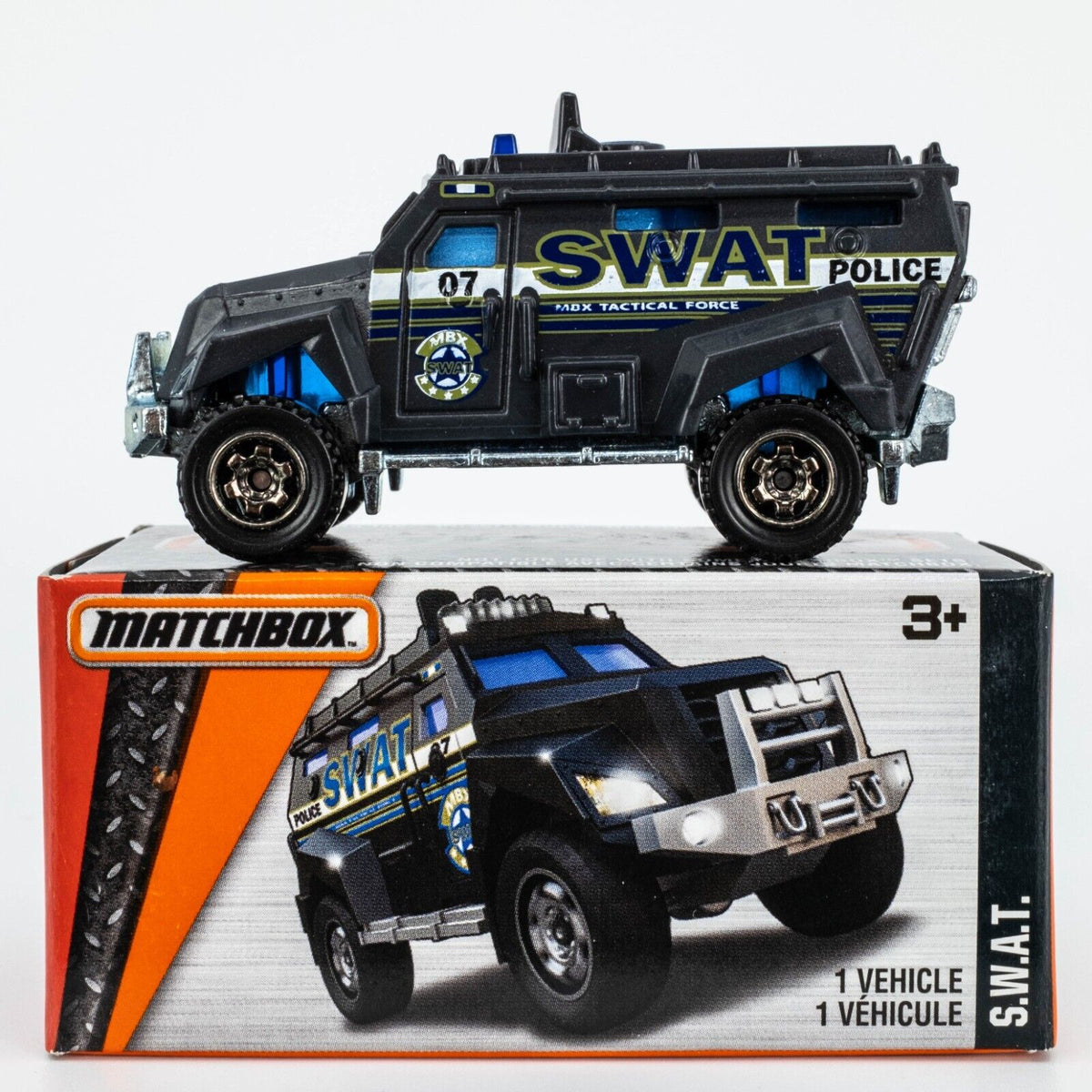 2016 Matchbox Power Grabs #78 S.W.A.T Truck GREY | SWAT POLICE | FSB ...