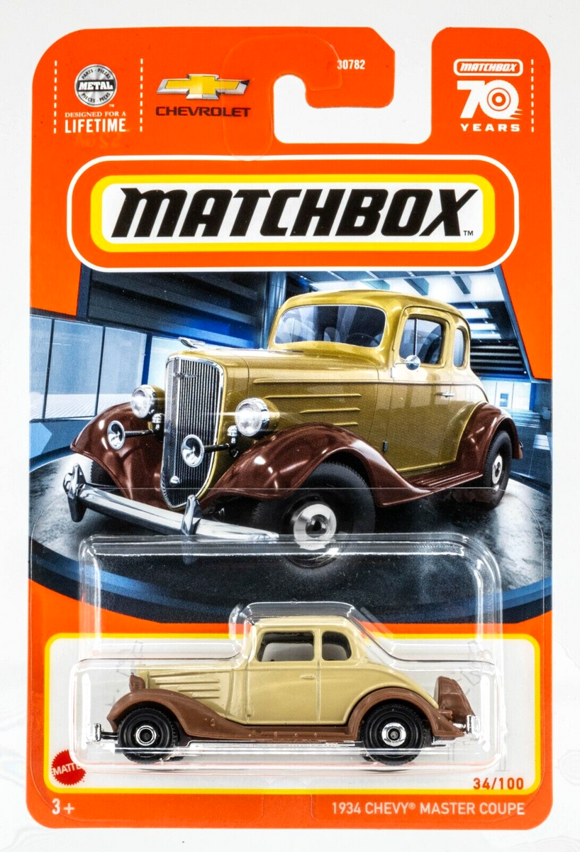 2023 Matchbox #34 1934 Chevy Master Coupe TAN | ORMOND BROWN | FSC ...