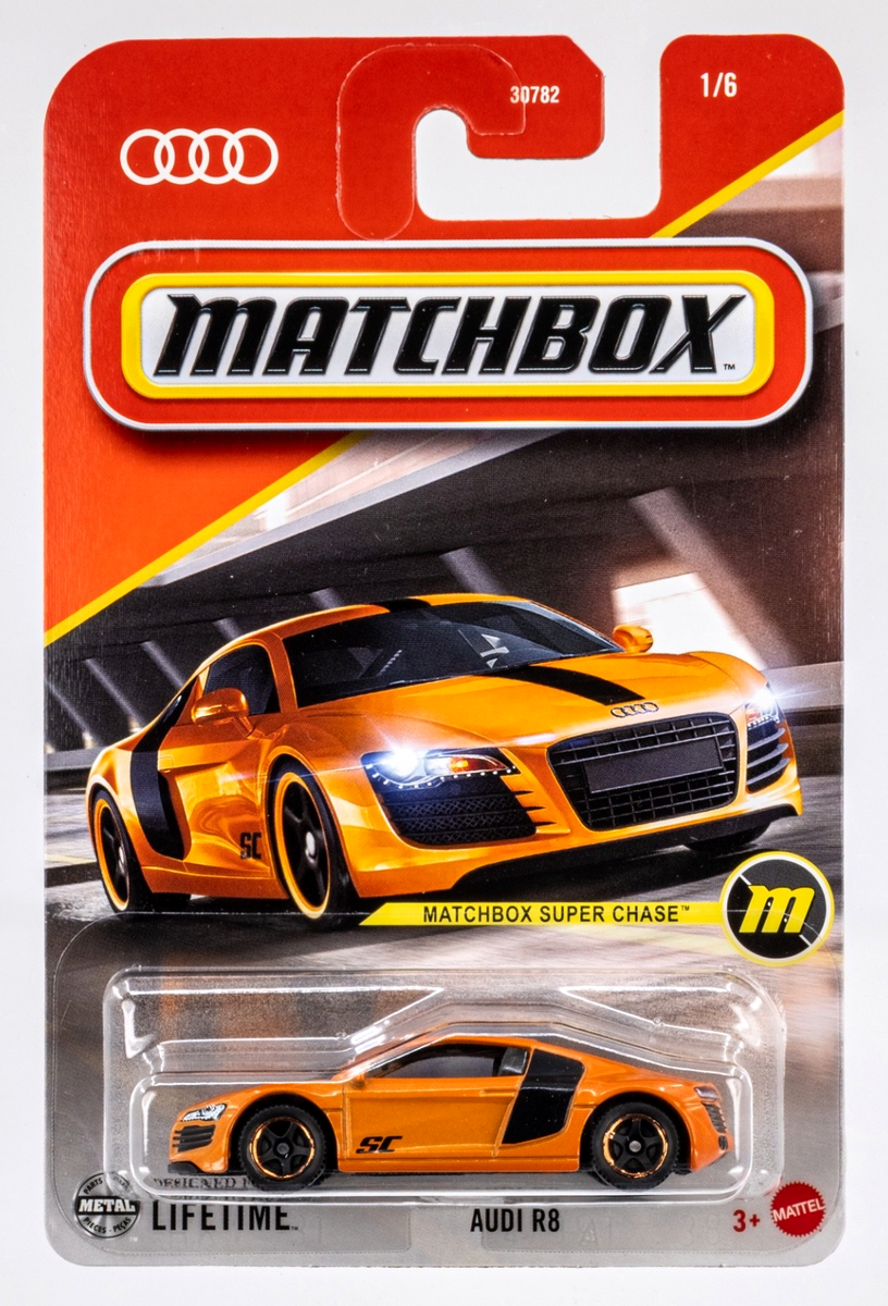 2025 Matchbox SC#1 Audi R8 ORANGE | SUPER CHASE | FSC – Village Diecast