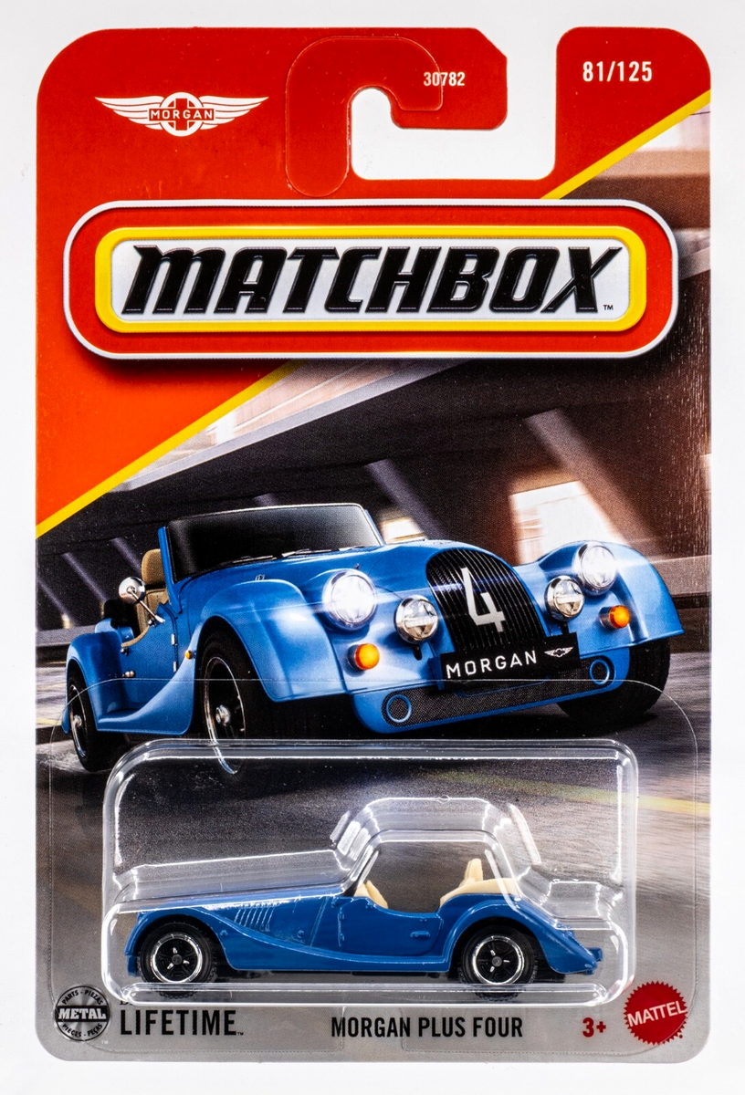 2025 Matchbox #81 Morgan Plus Four ROYAL BLUE | FSC – Village Diecast