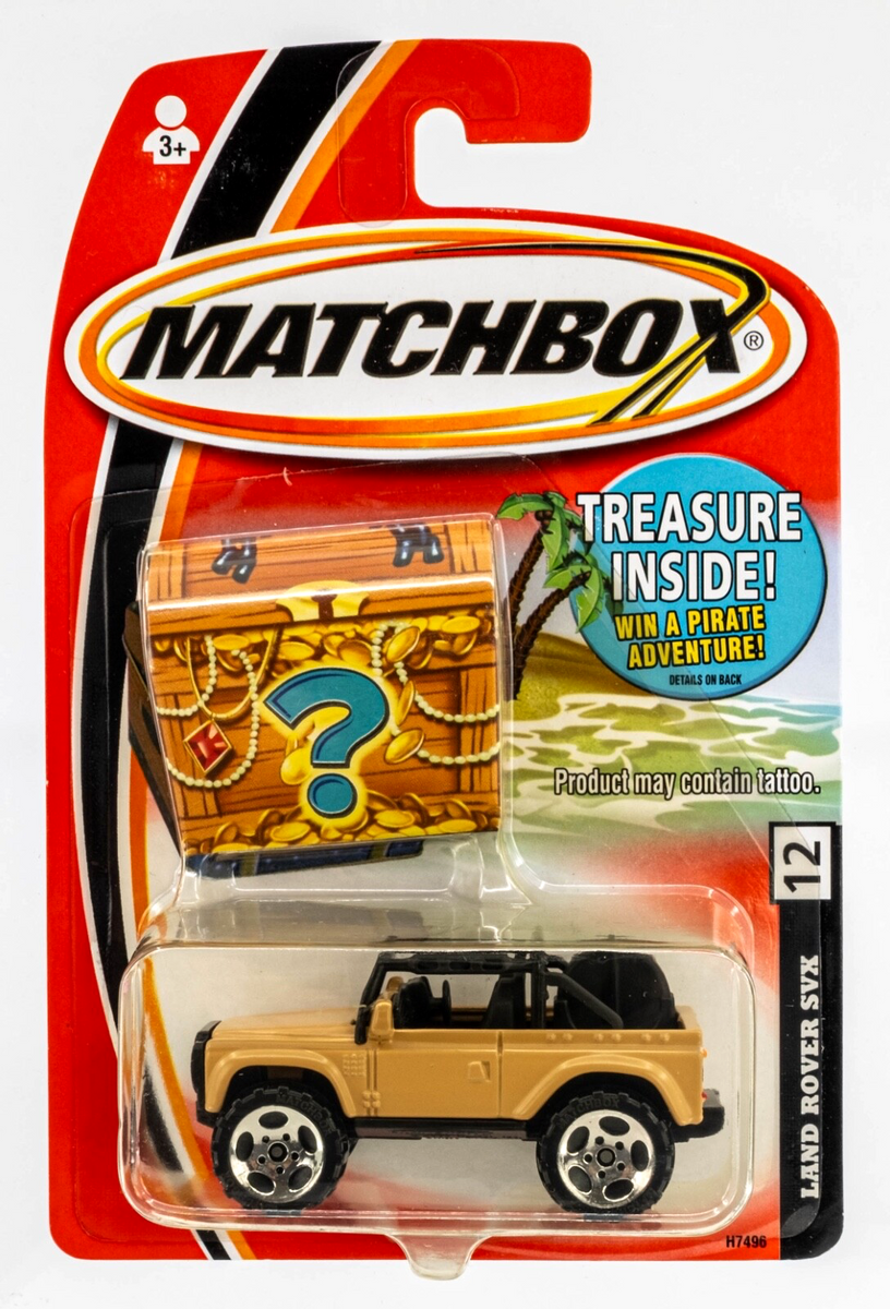 2005 Matchbox #12 Land Rover SVX BEIGE | FSC – Village Diecast