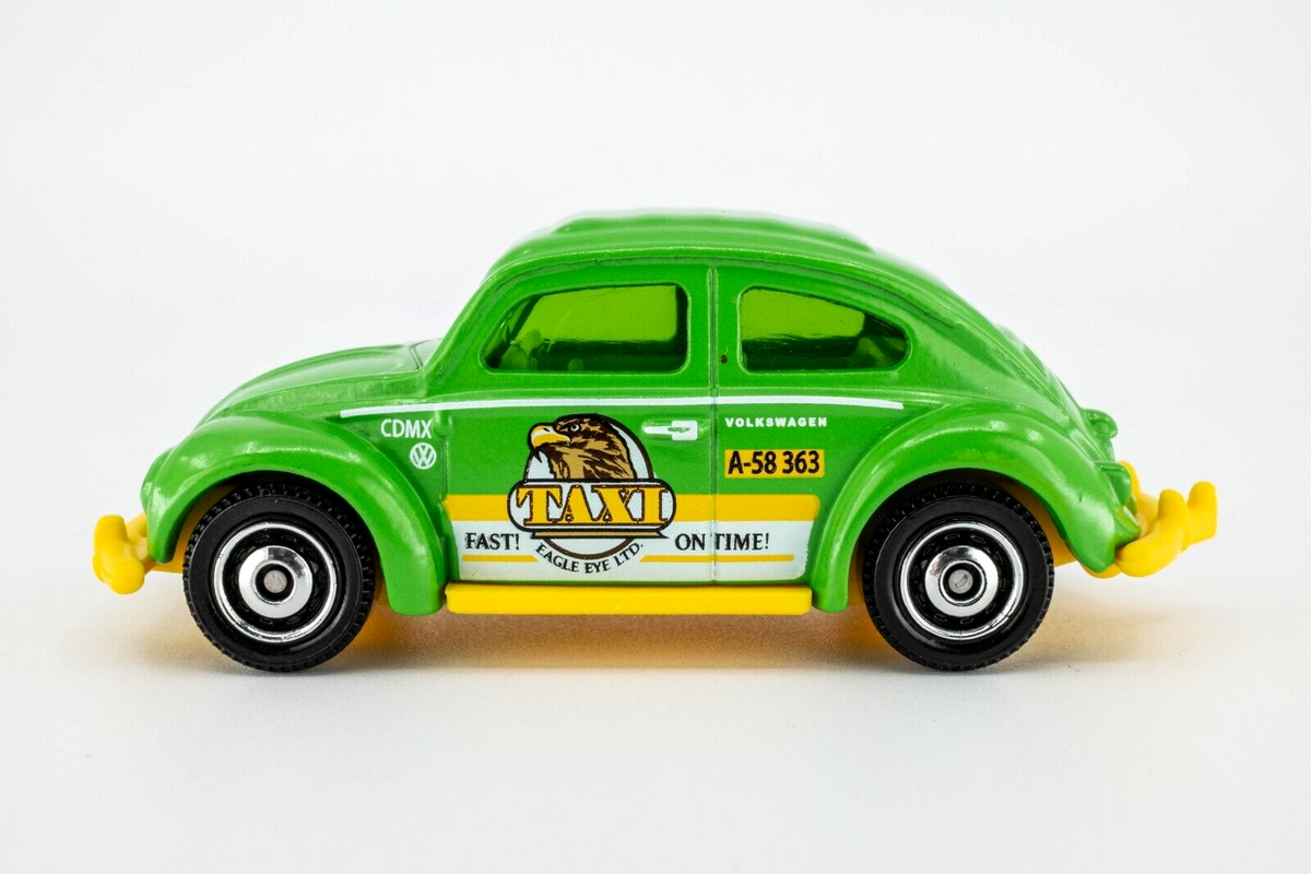 2021 Matchbox #97 1962 Volkswagen Beetle CLIFF GREEN | TAXI EAGLE EYE ...