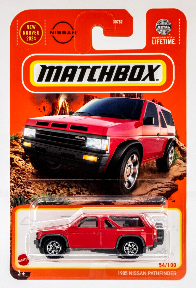 2024 Matchbox #54 1985 Nissan Pathfinder BRIGHT RED | FSC – Village Diecast