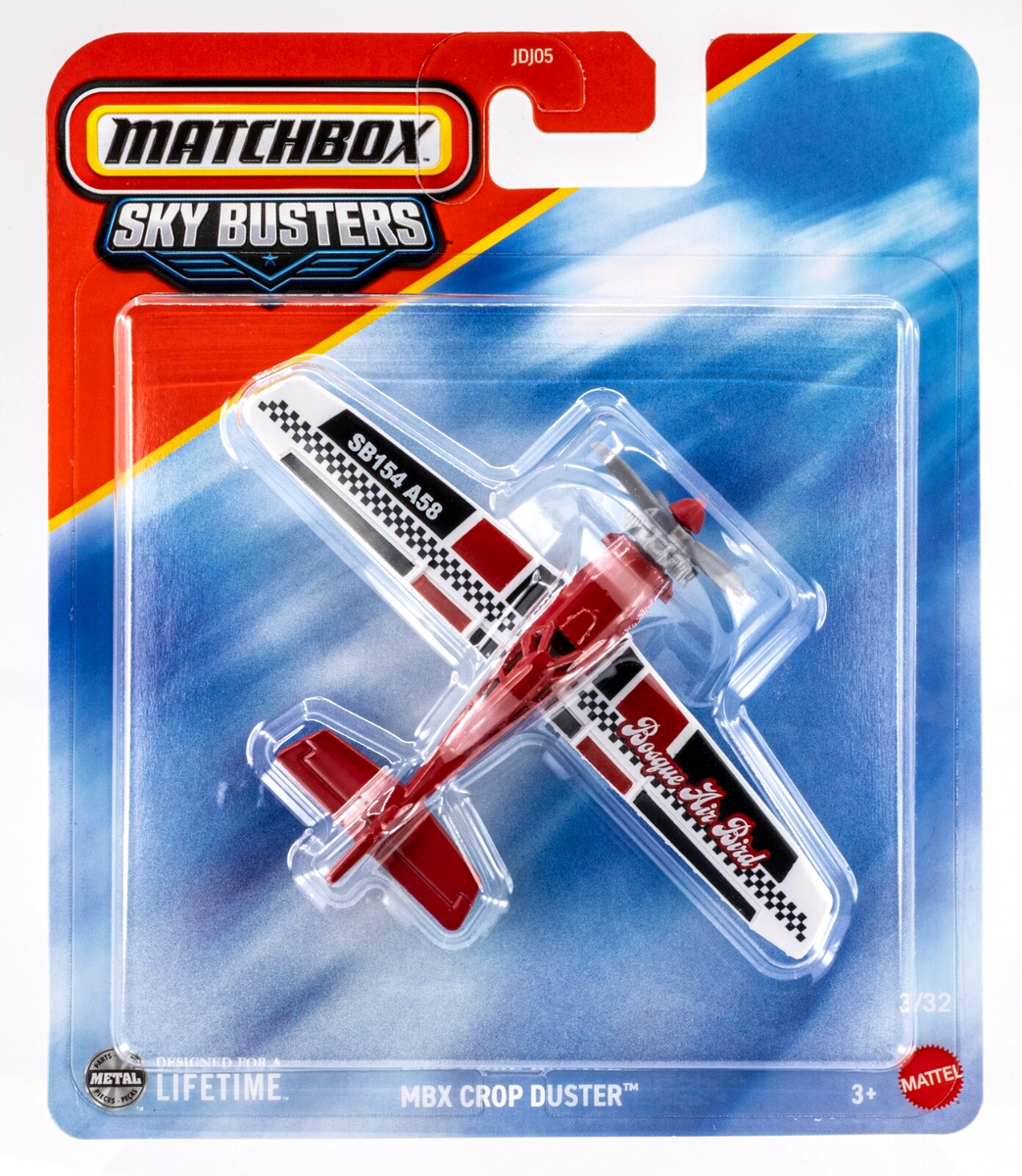 2025 Matchbox Sky Busters #3 MBX Crop Duster RED | FSC – Village Diecast