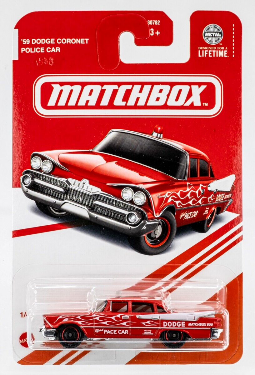 2024 Matchbox Target Red Edition #1 '59 Dodge Coronet Police Car RED ...