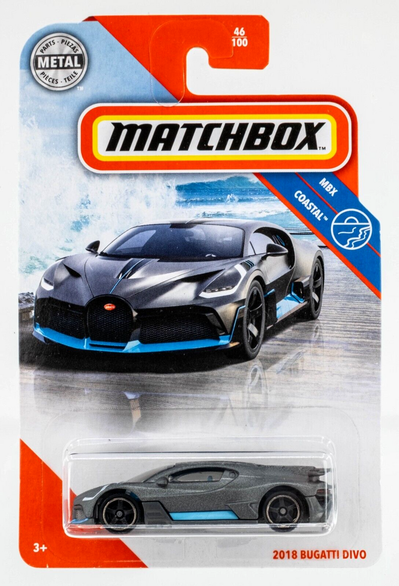 2020 Matchbox #46 Bugatti Divo TITANIUM LIQUID SILVER | DIVO RACING BL ...