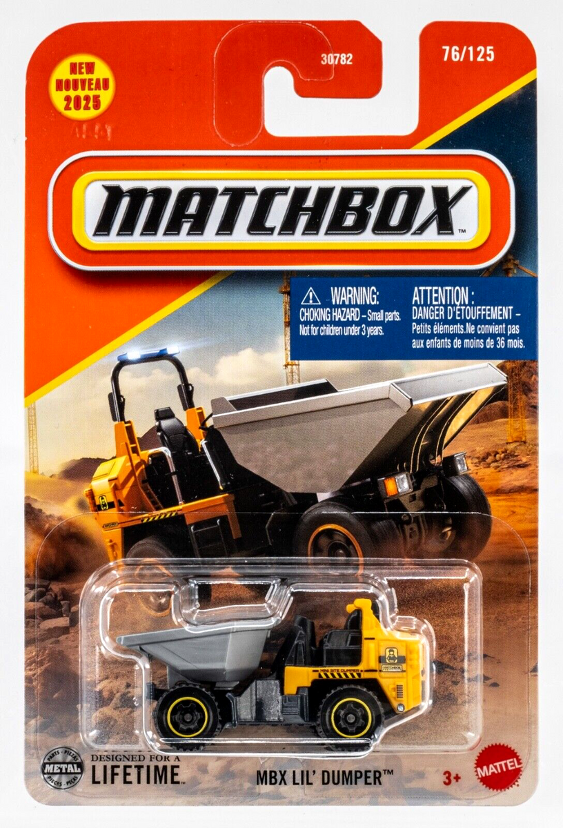 2025 Matchbox #76 MBX Lil' Dumper AMBER YELLOW | MATCHBOX CONSTRUCTION ...