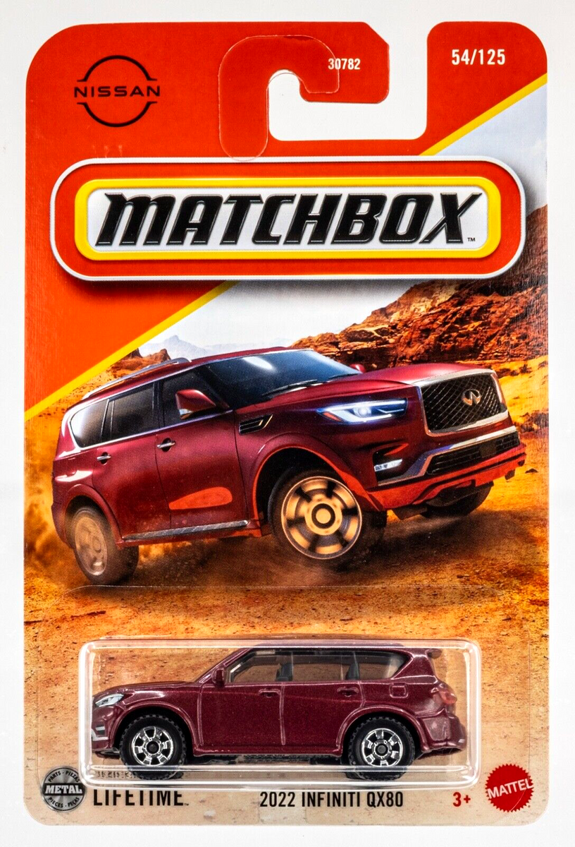 2025 Matchbox #54 2022 Infiniti QX80 COULIS RED | FSC – Village Diecast