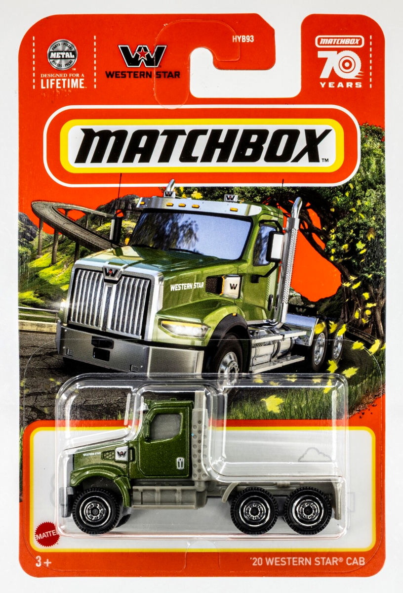 2023 Matchbox Western Star 49x Day Cab Tractor GREEN METALLIC | FSC ...