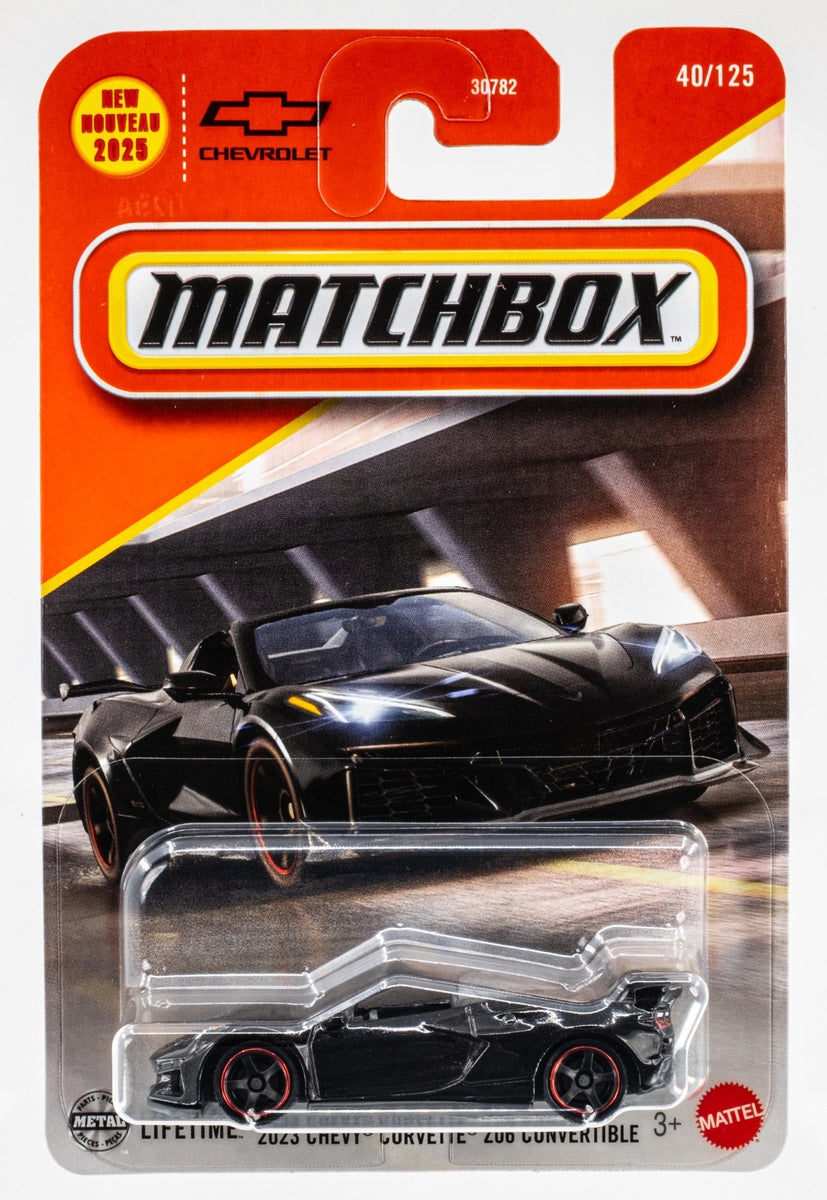 2025 Matchbox #40 2023 Chevy® Corvette® Z06 Convertible BLACK | FSC ...