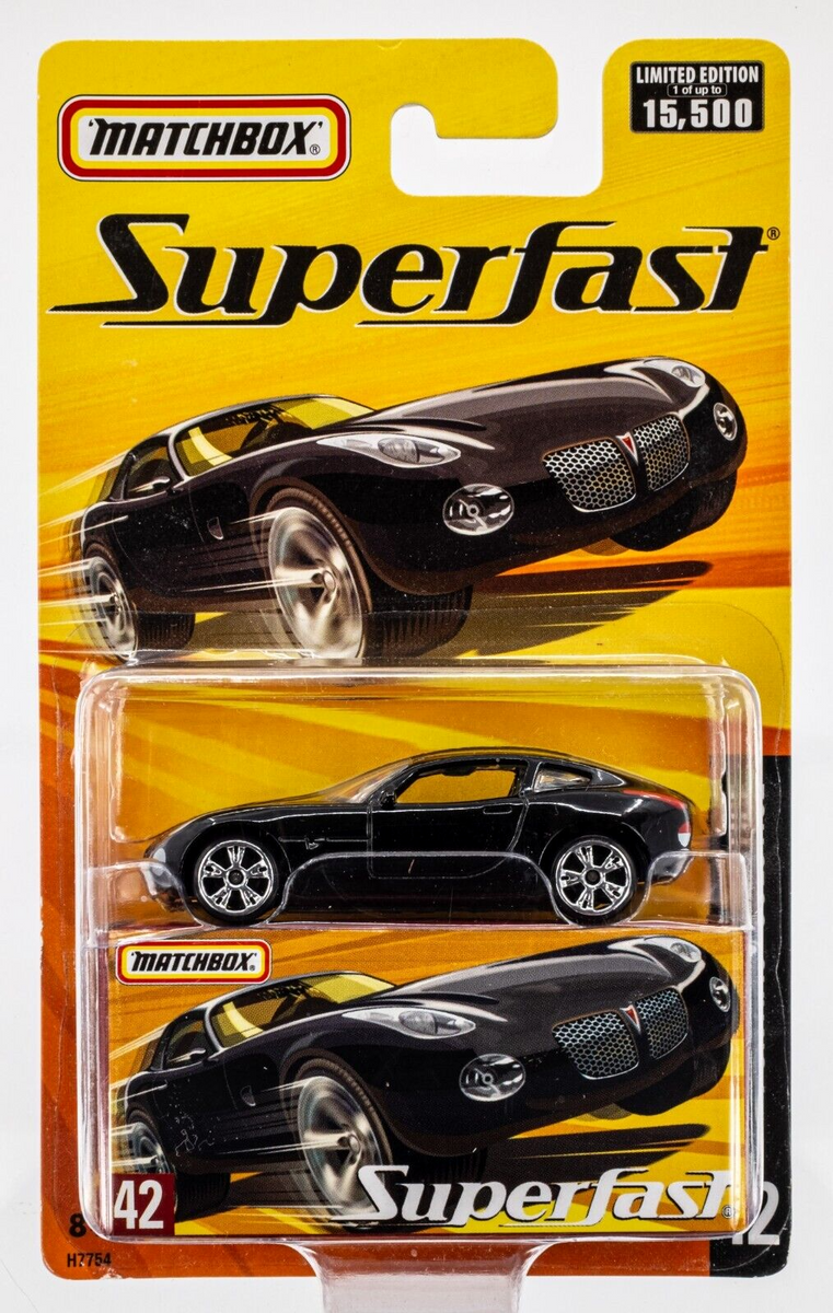 2005 Matchbox Superfast #42 Pontiac Solstice MYSTERIOUS (BLACK) | FSC ...