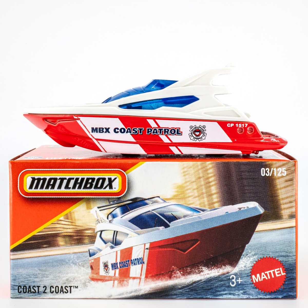 2026 Matchbox Power Grabs #3 Coast 2 Coast WHITE | RED | MBX COAST PAT ...