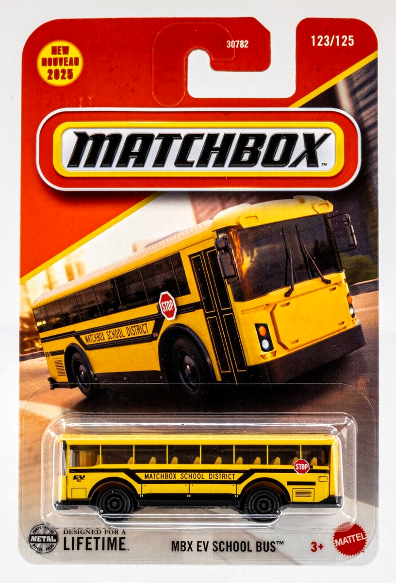 2025 Matchbox #123 MBX EV School Bus YELLOW | MATCHBOX SCHOOL DISTRICT ...