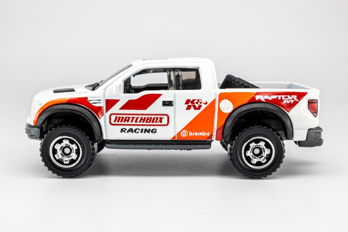 2021 Matchbox 9-Pack Exclusive 2010 Ford F-150 SVT Raptor WHITE | RACI ...