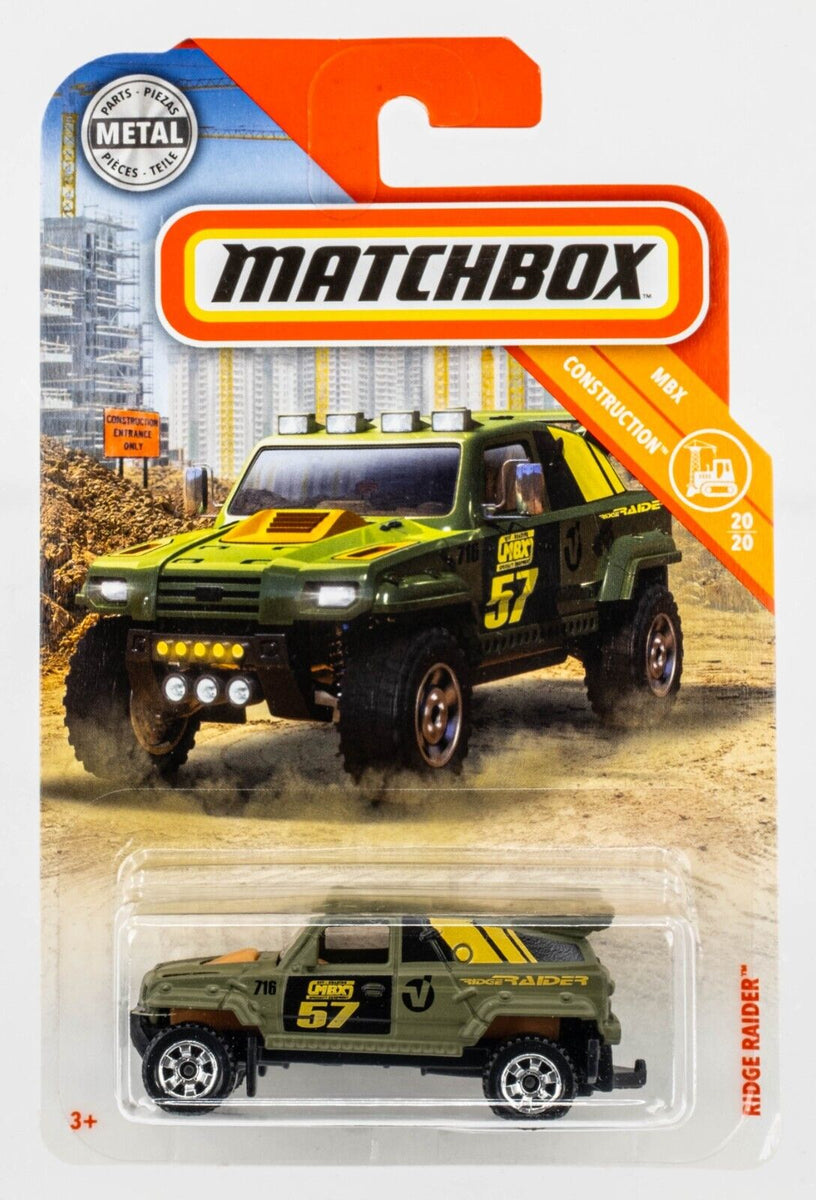 2018 Matchbox #125 Ridge Raider MATTE OLIVE GREEN | MBX OFF-ROADING 57 ...