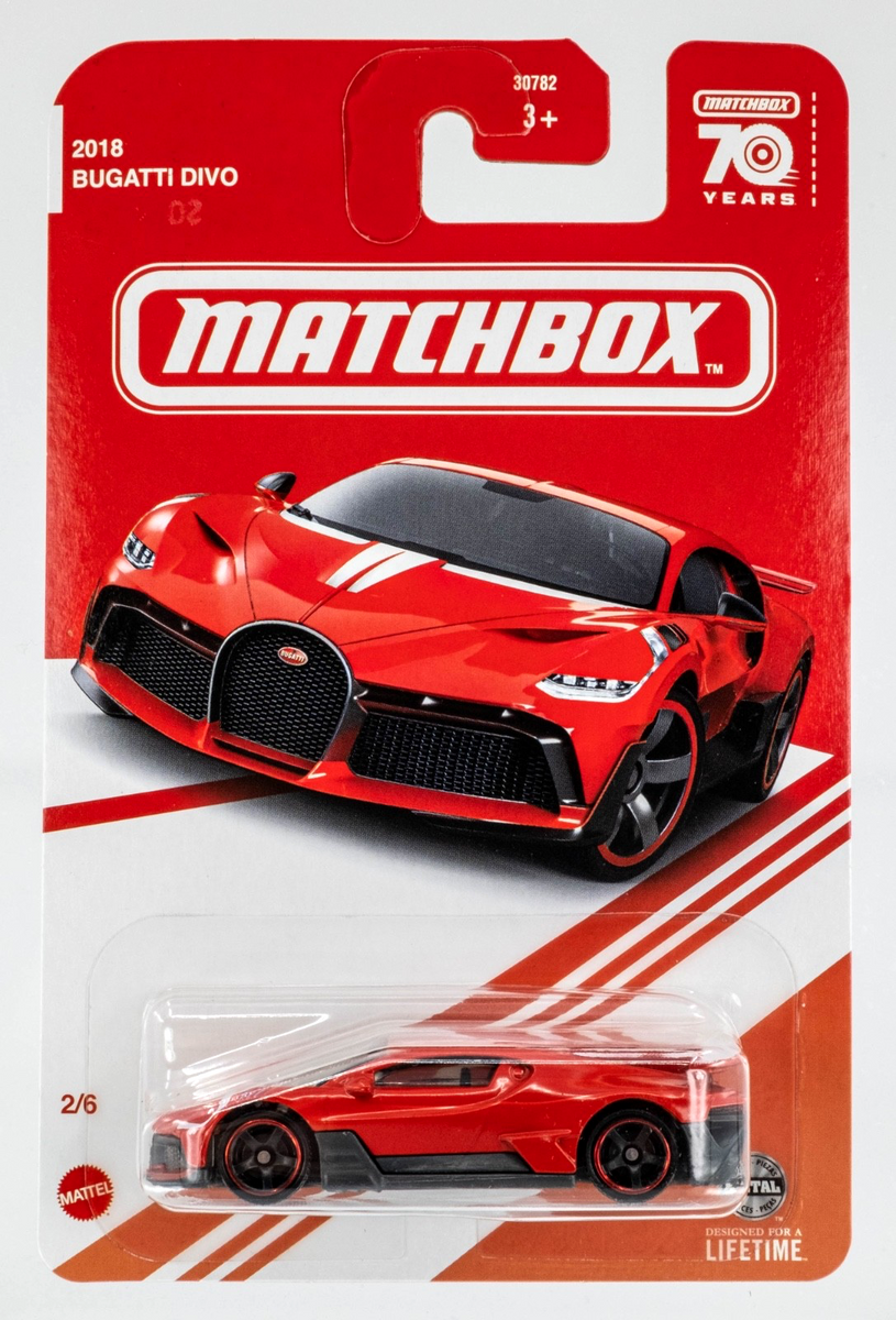2023 Matchbox Target Red Edition #2 2018 Bugatti Divo RED | FSC ...