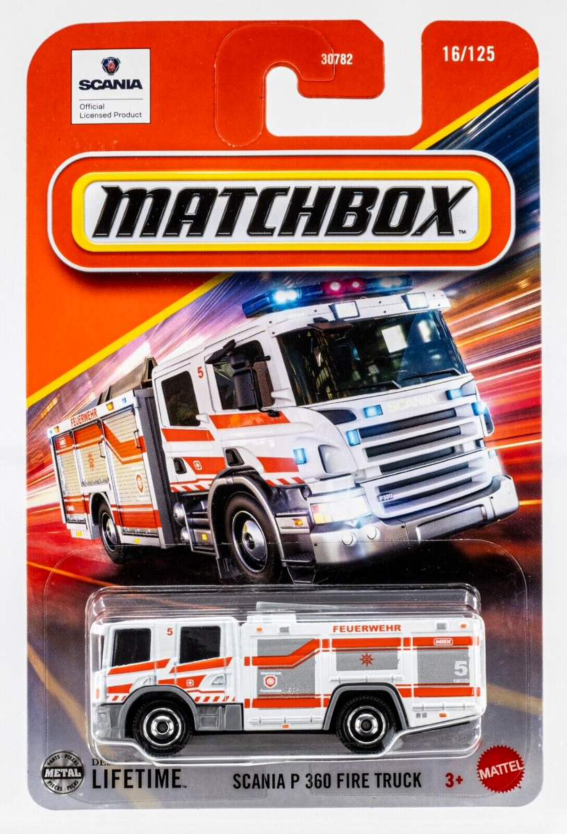 2025 Matchbox #16 Scania P 360 PEARL WHITE | FEUERWEHR | FSC – Village ...