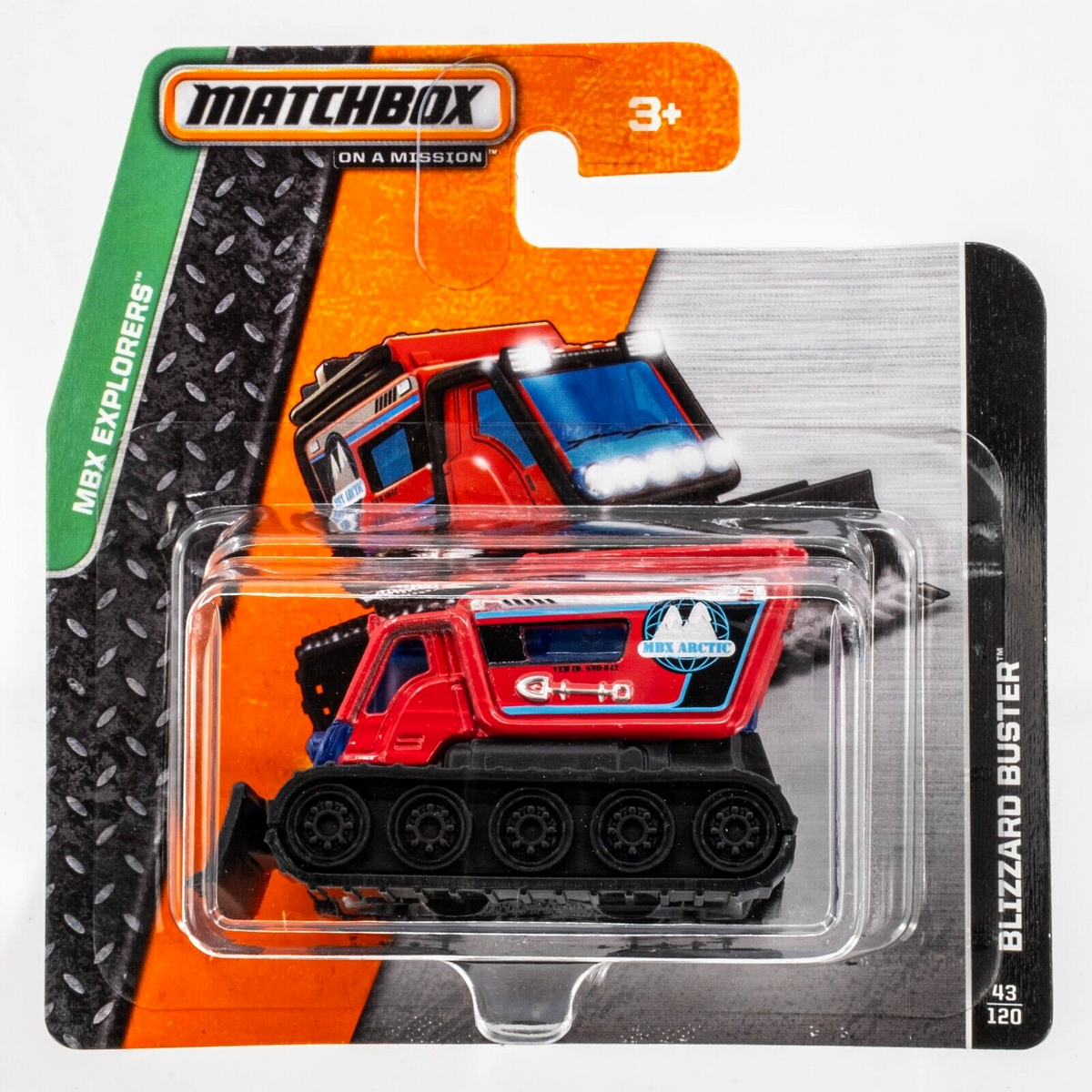 2014 Matchbox #43 Blizzard Buster RED | MBX ARCTIC | FSSC – Village Diecast