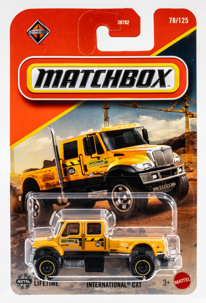 2025 Matchbox #78 International CXT AMBER YELLOW | MATCHBOX CONSTRUCTI ...