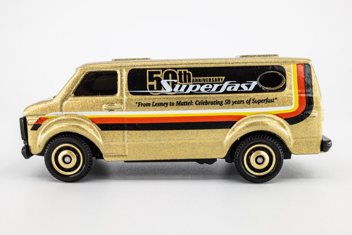 2019 Matchbox "Service Squad" Chevy Van GOLD METALLIC | SUPERFAST 50th ...