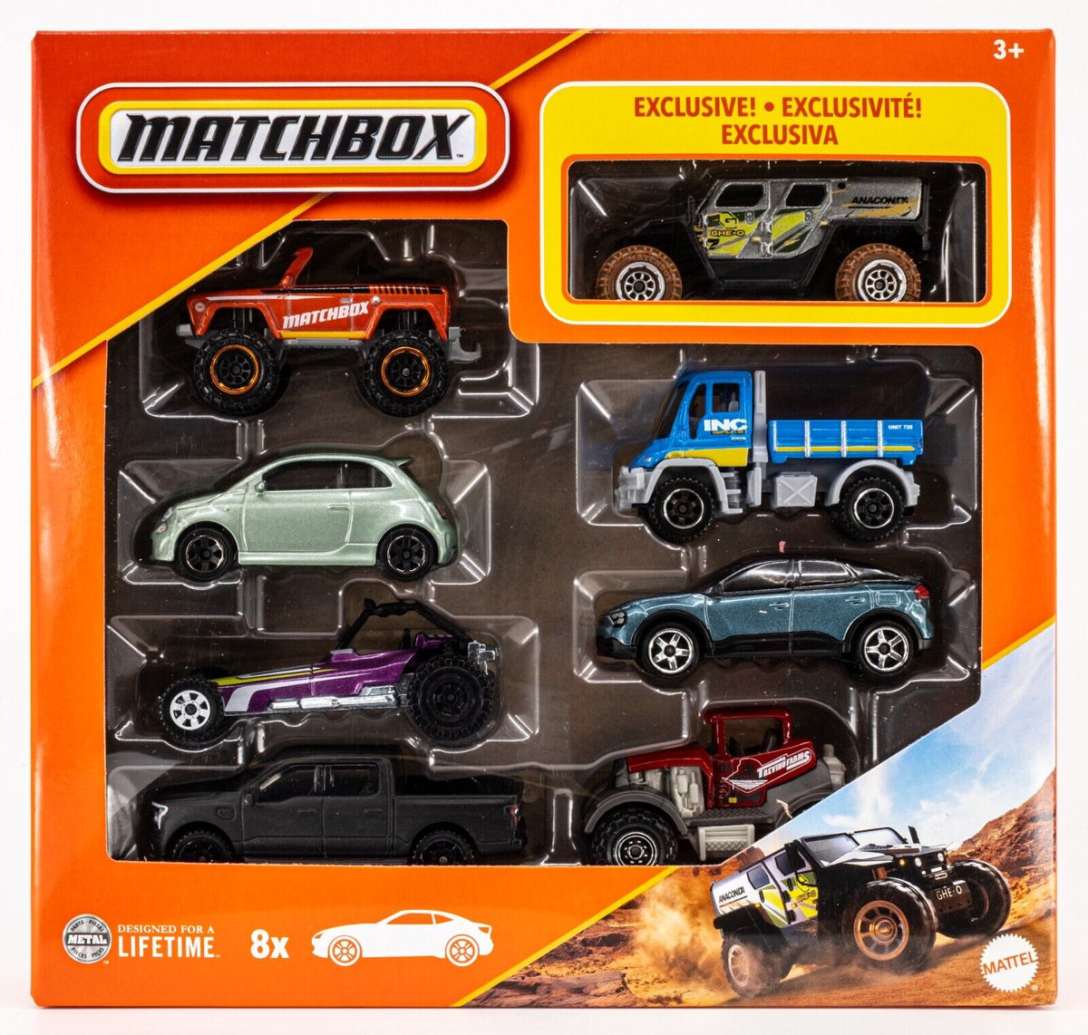 2025 Matchbox 8-Pack | Exclusive Ghe-O Rescue SILVER | ANACONDA GUIDES ...