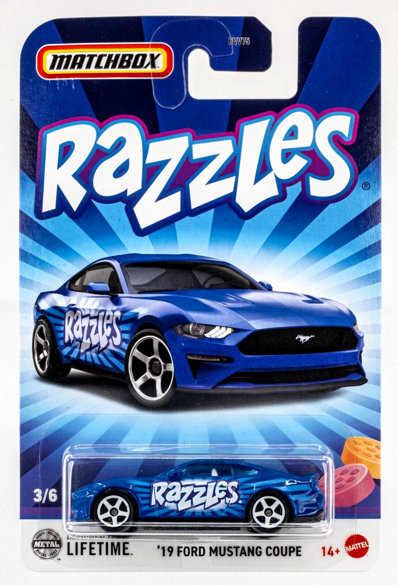 2025 Matchbox Candy #3 '19 Ford Mustang Coupe BLUE | RAZZLES | FSC ...