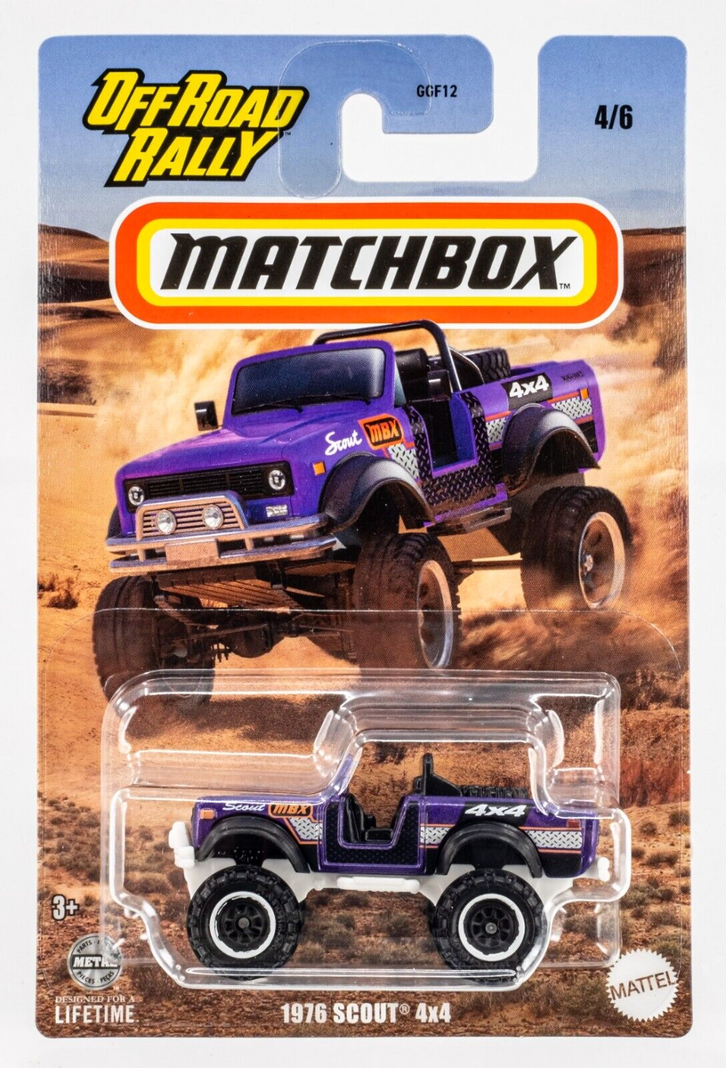 2024 Matchbox Off Road Rally #4 1976 Scout 4x4 PURPLE | NO IH LOGO | F ...