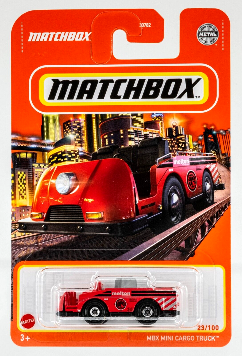 2021 Matchbox #23 MBX Mini Cargo Truck RED | MELTON | CARGO IN BED | F ...