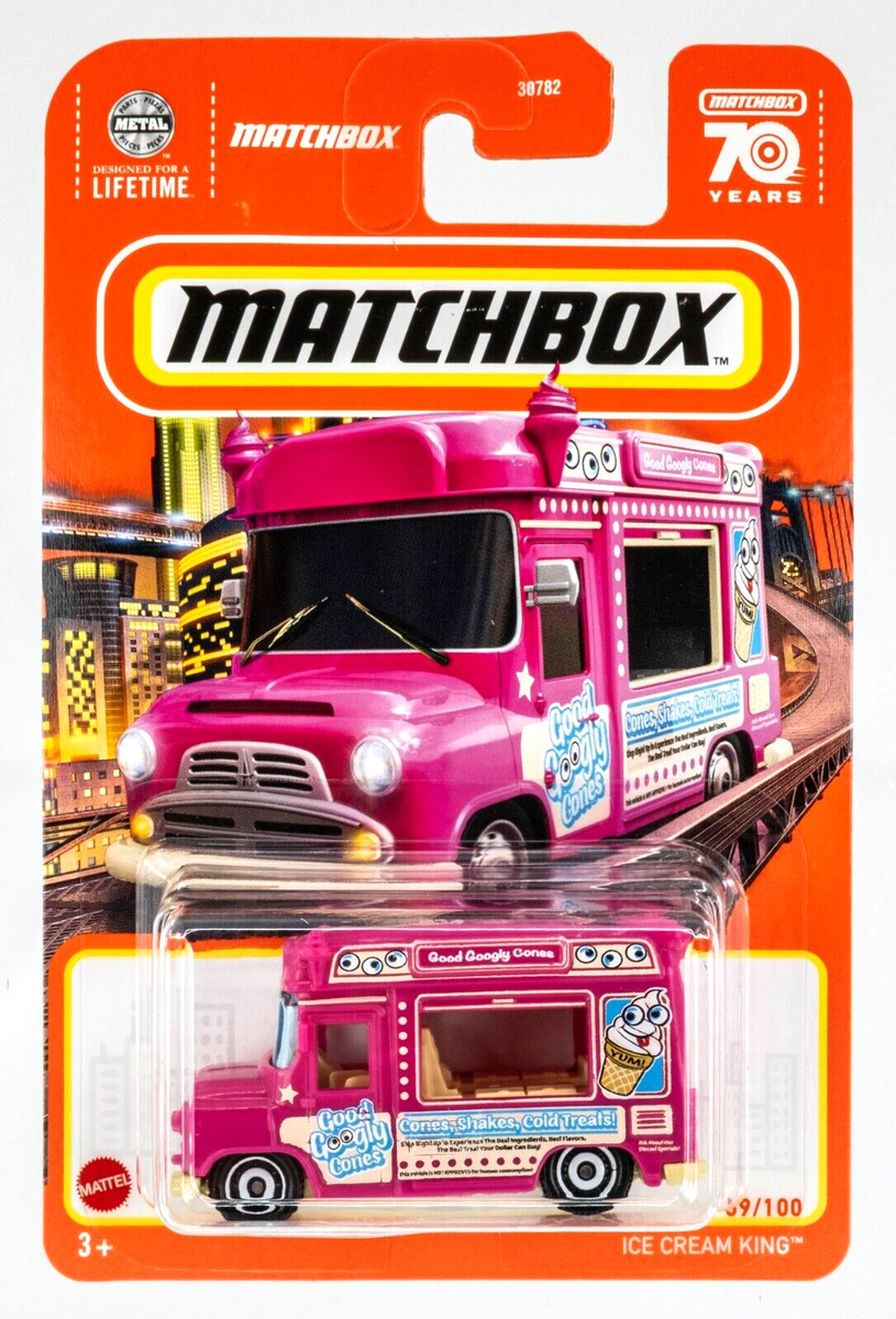 2023 Matchbox #59 Ice Cream King FLUORO PINK | GOOD GOOGLY CONES | FSC ...