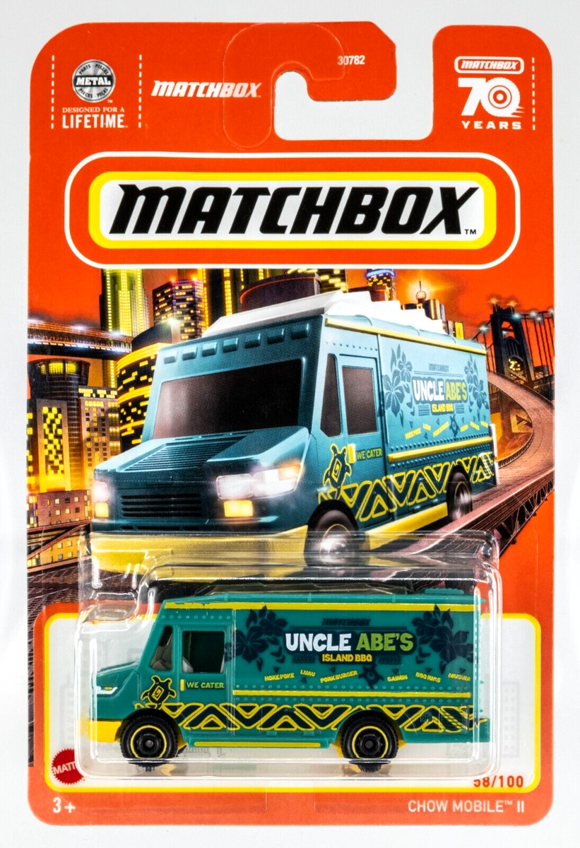 2023 Matchbox #58 Chow Mobile II TEAL | UNCLE ABE'S ISLAND BBQ | FSC ...