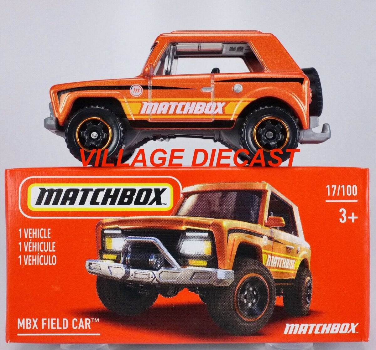 2021 Matchbox Power Grabs #17 MBX Field Car ORANGE METALLIC / MATCHBOX ...