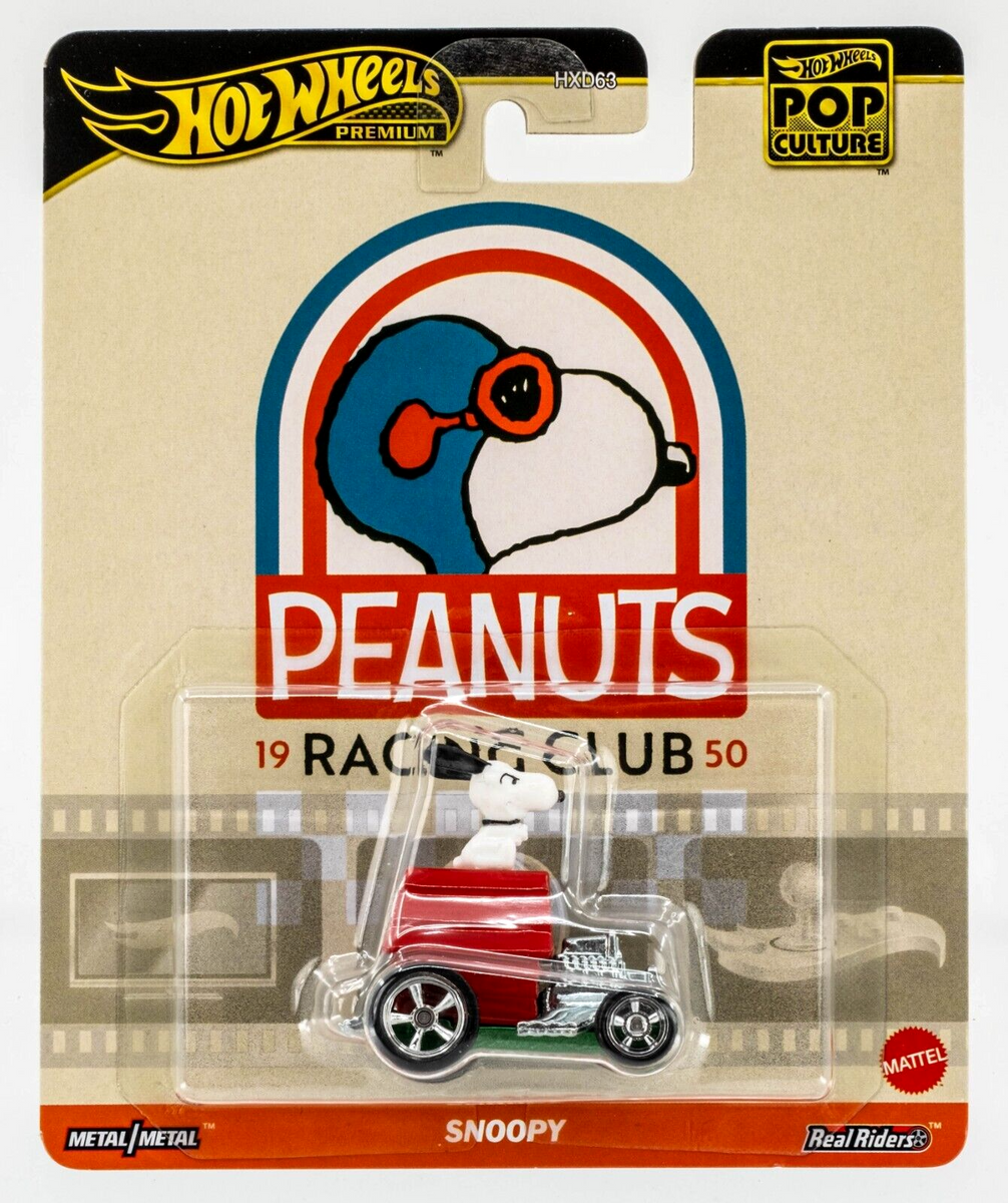 2024 Hot Wheels Pop Culture Snoopy "Red Baron" PEANUTS RACING CLUB | F ...