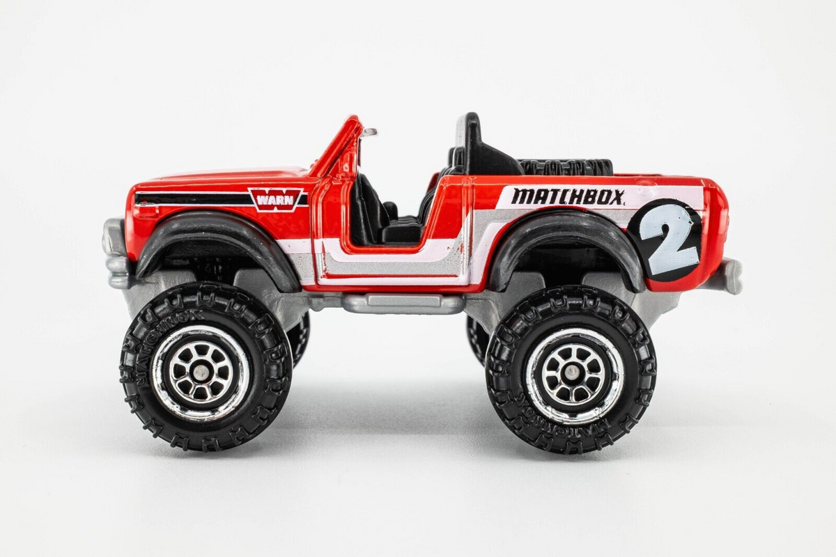 2020 Matchbox "Rocky Peaks" International Scout RED | WARN INDUSTRIES ...