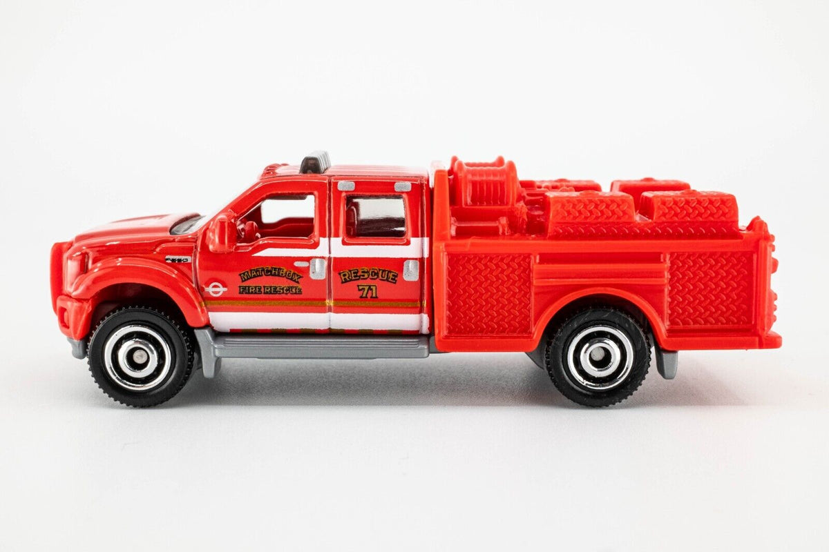 2021 Matchbox #29 Ford F-550 Superduty INDIAN RED | MATCHBOX FIRE RESC ...