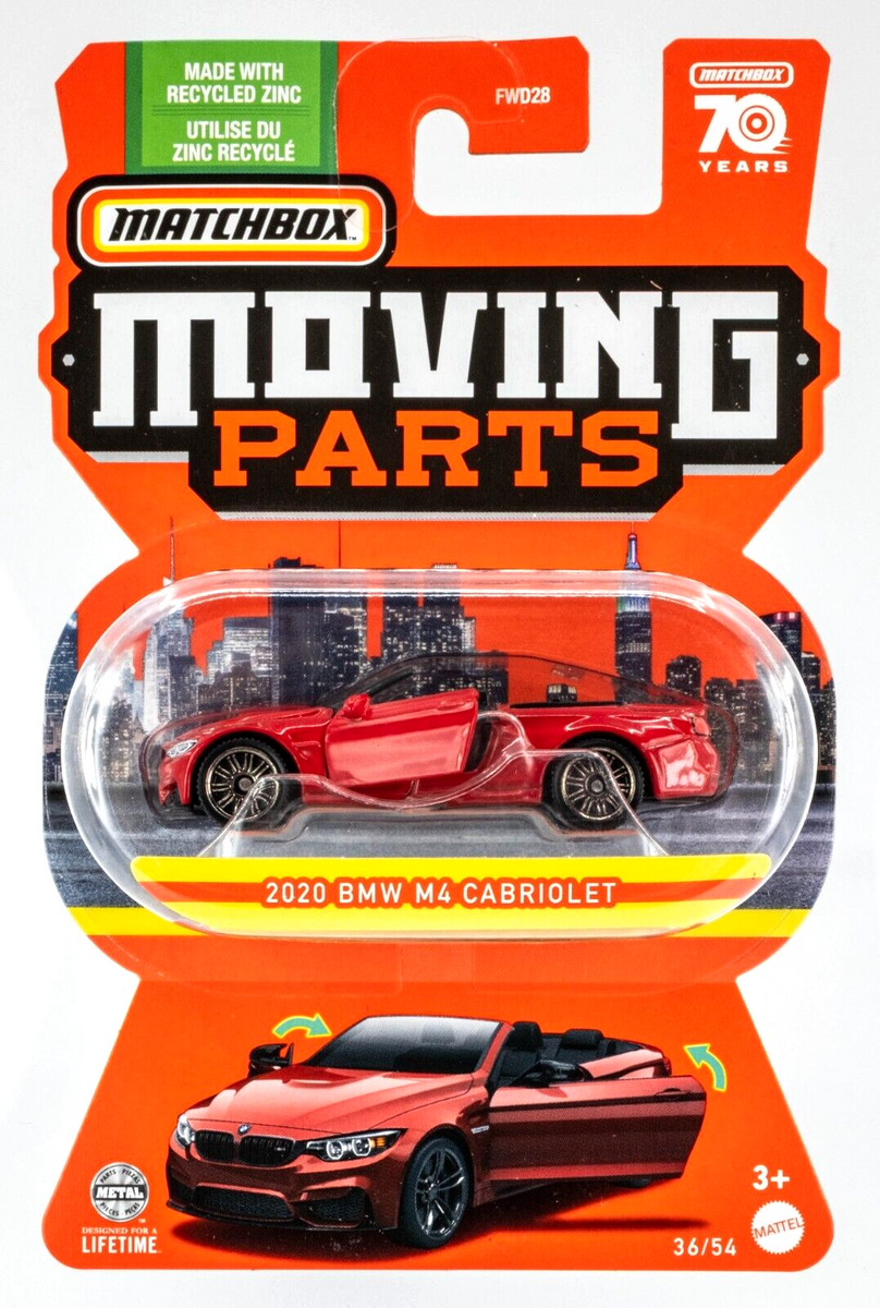 2023 Matchbox Moving Parts #36 BMW M4 Cabriolet TORONTO RED METALLIC ...